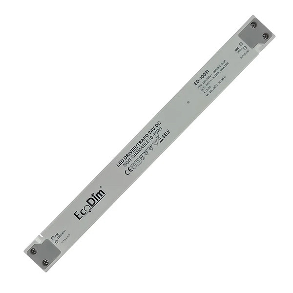 Led driver | 0-75W | 24V DC | EcoDim 123led.nl